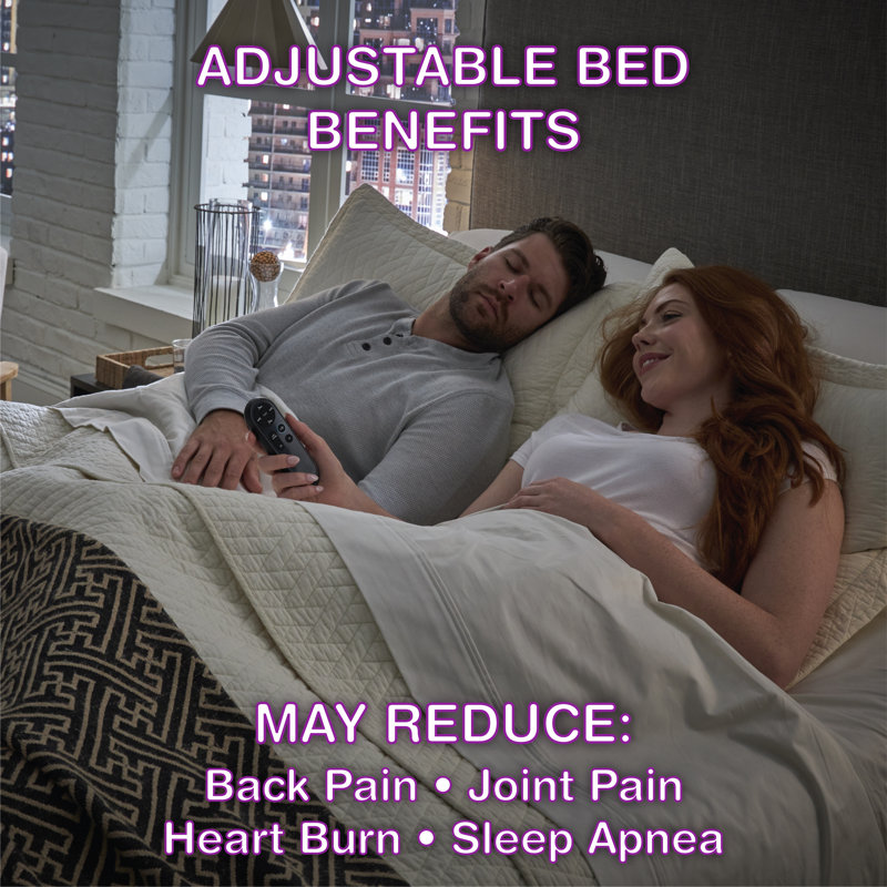 Wayfair Sleep™ Avalyn Adjustable Bed with Wireless Remote & Reviews | Wayfair